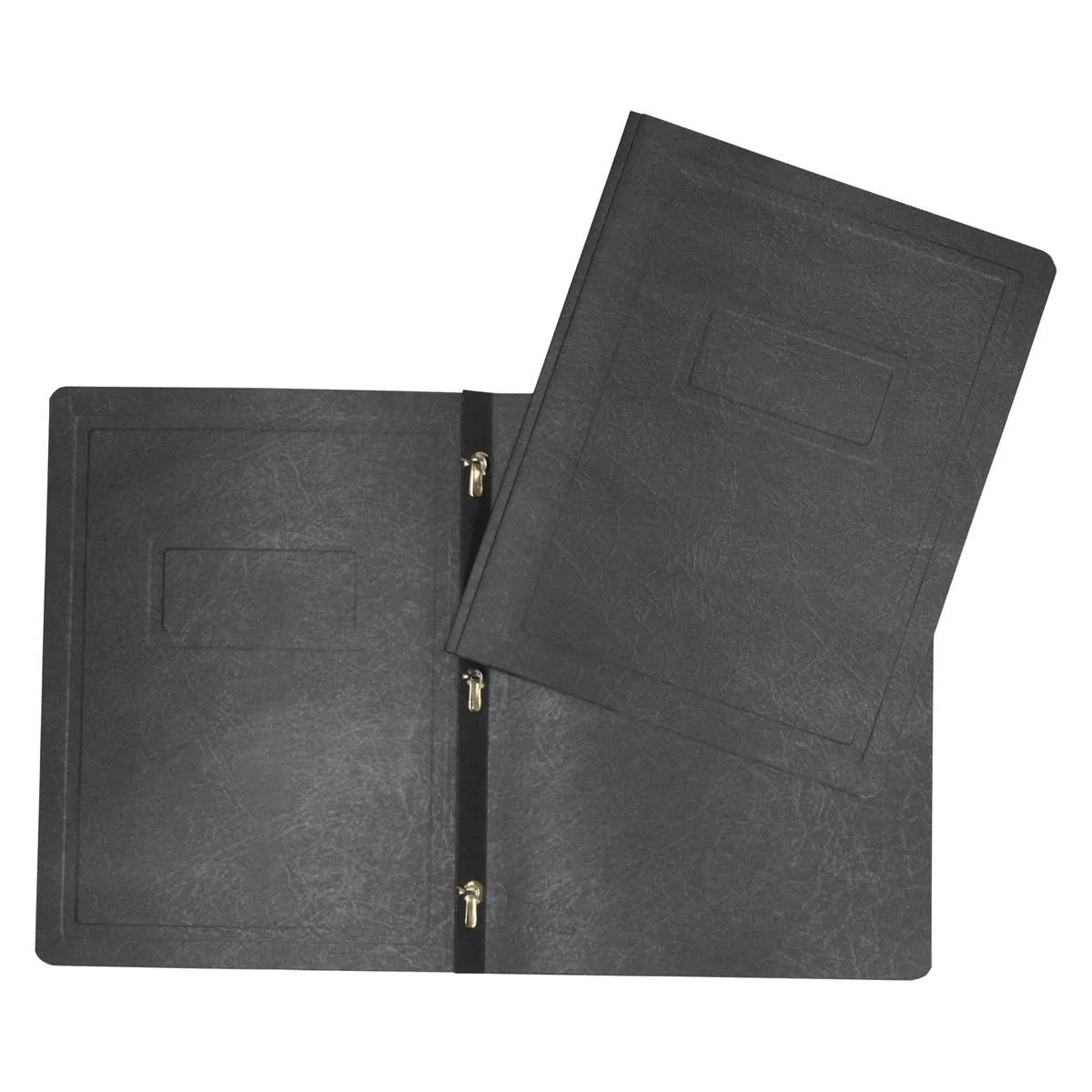 Duo-tang en carton avec 3 attaches, Hilroy, noir